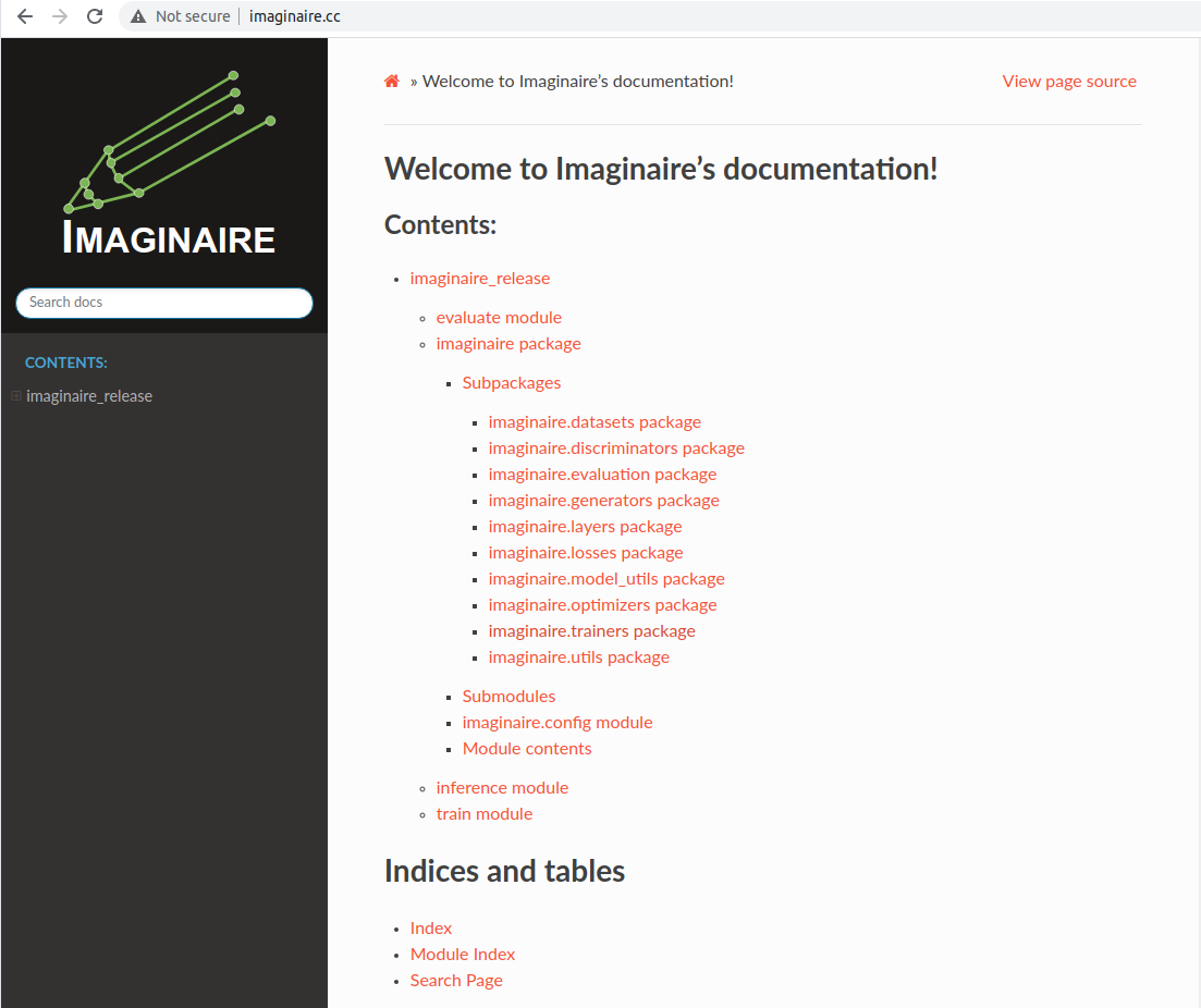 Doc website inaccessible. · Issue #13 · NVlabs/imaginaire · GitHub