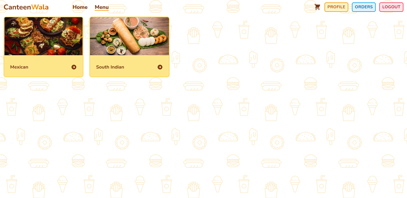GitHub - danpiths/Canteen-Frontend: An app to try and streamline the process of ordering food ...