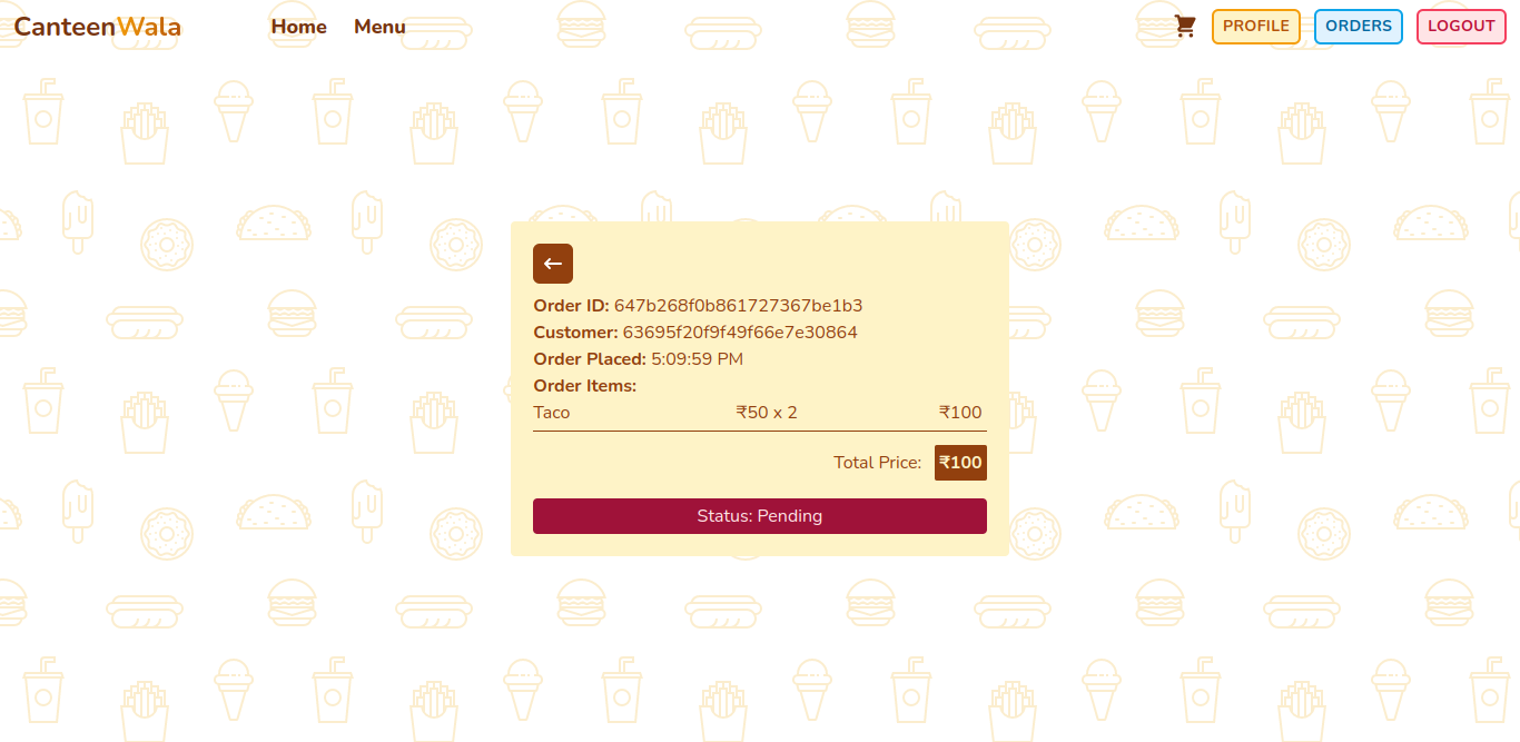 GitHub - danpiths/Canteen-Frontend: An app to try and streamline the process of ordering food ...