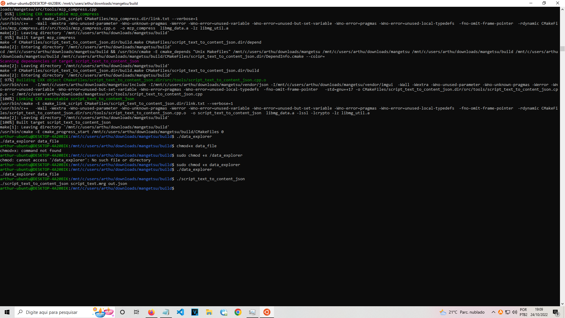 I built this using ubuntu, but I want to use the tools on windows, what do I do with this files ...