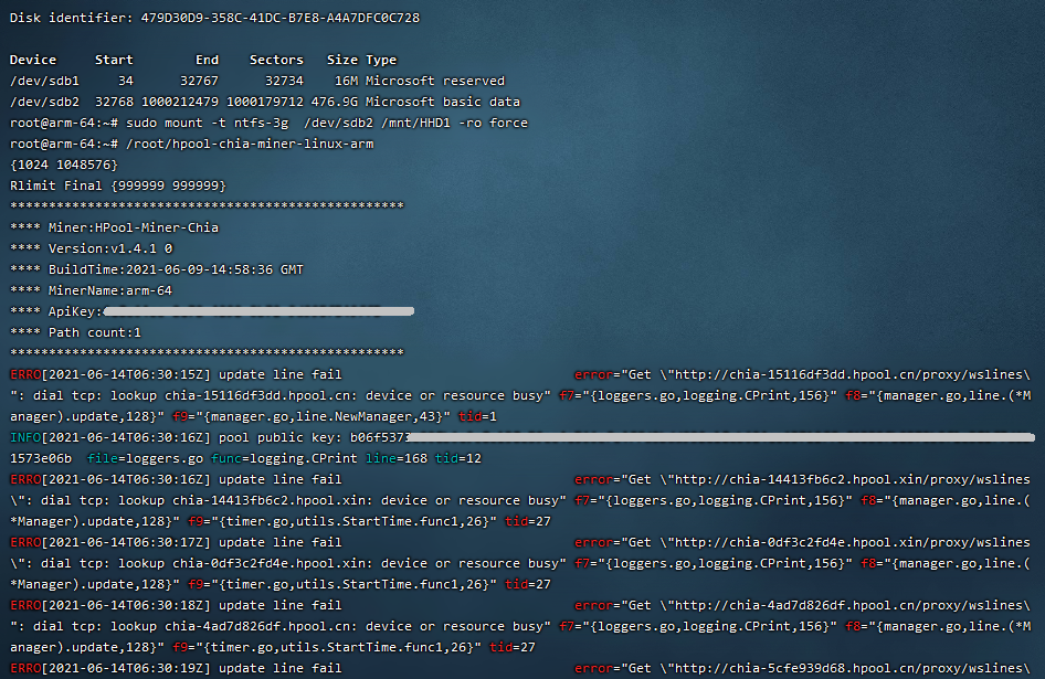 HPool-Miner-chia-v1.4.1-0-arm.zip Unable to run, important error · Issue #627 · h9-dev/chia ...