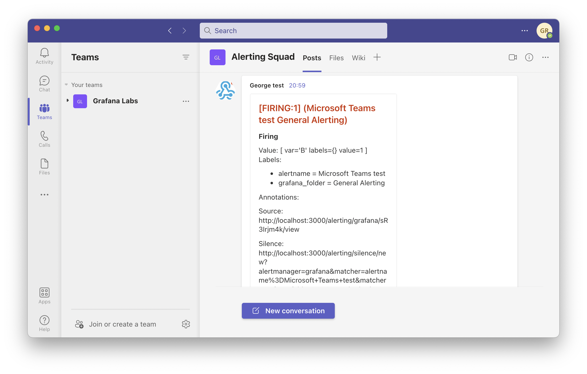 [9.1.1] Alerting - Url in annotations are not clickable in Teams notifications · Issue #54442 ...