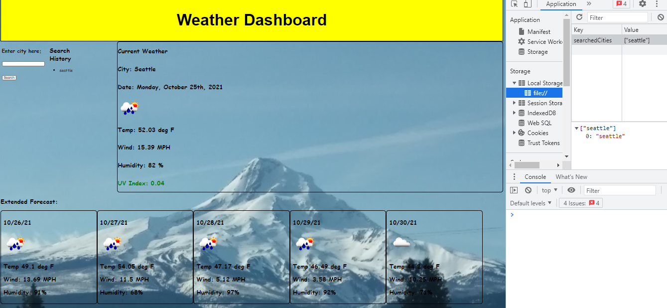 GitHub - yardboy2401/WeatherDashboard-Wymore: This app is a weather ...