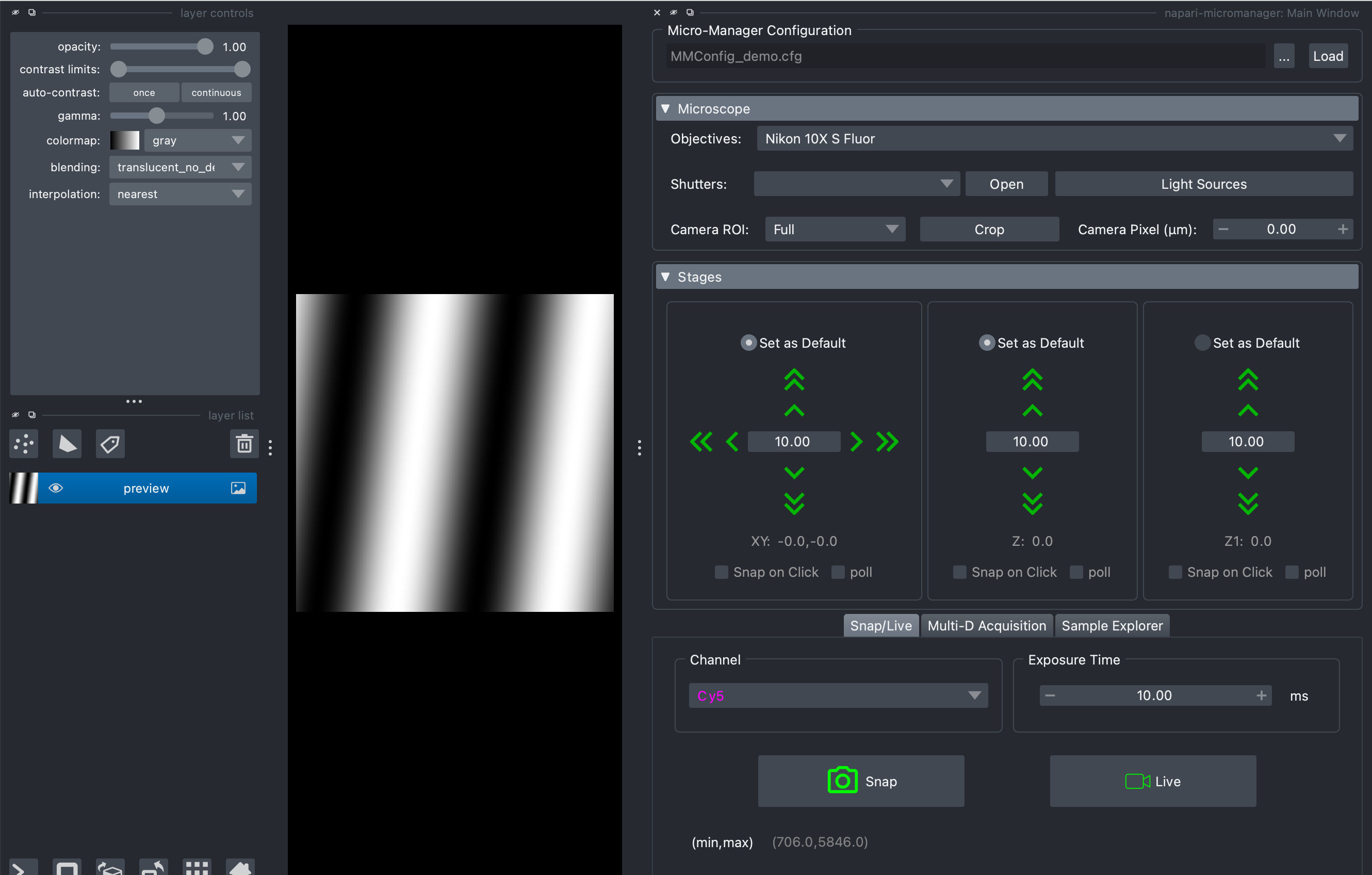 Napari + Napari Micromanager plugin too large for my screen · Issue #178 · pymmcore-plus/napari ...