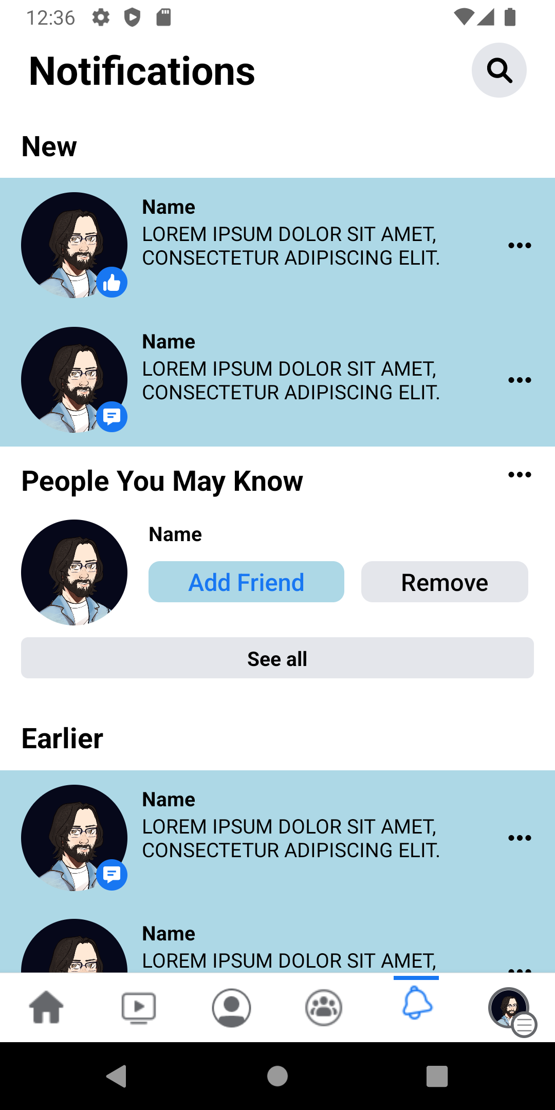 GitHub - Metin-Piskin/FacebookApplication: React Native Facebook Application UI