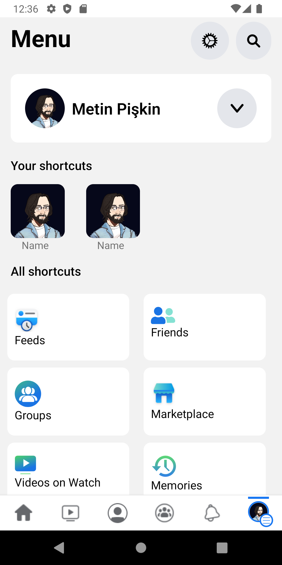 GitHub - Metin-Piskin/FacebookApplication: React Native Facebook Application UI