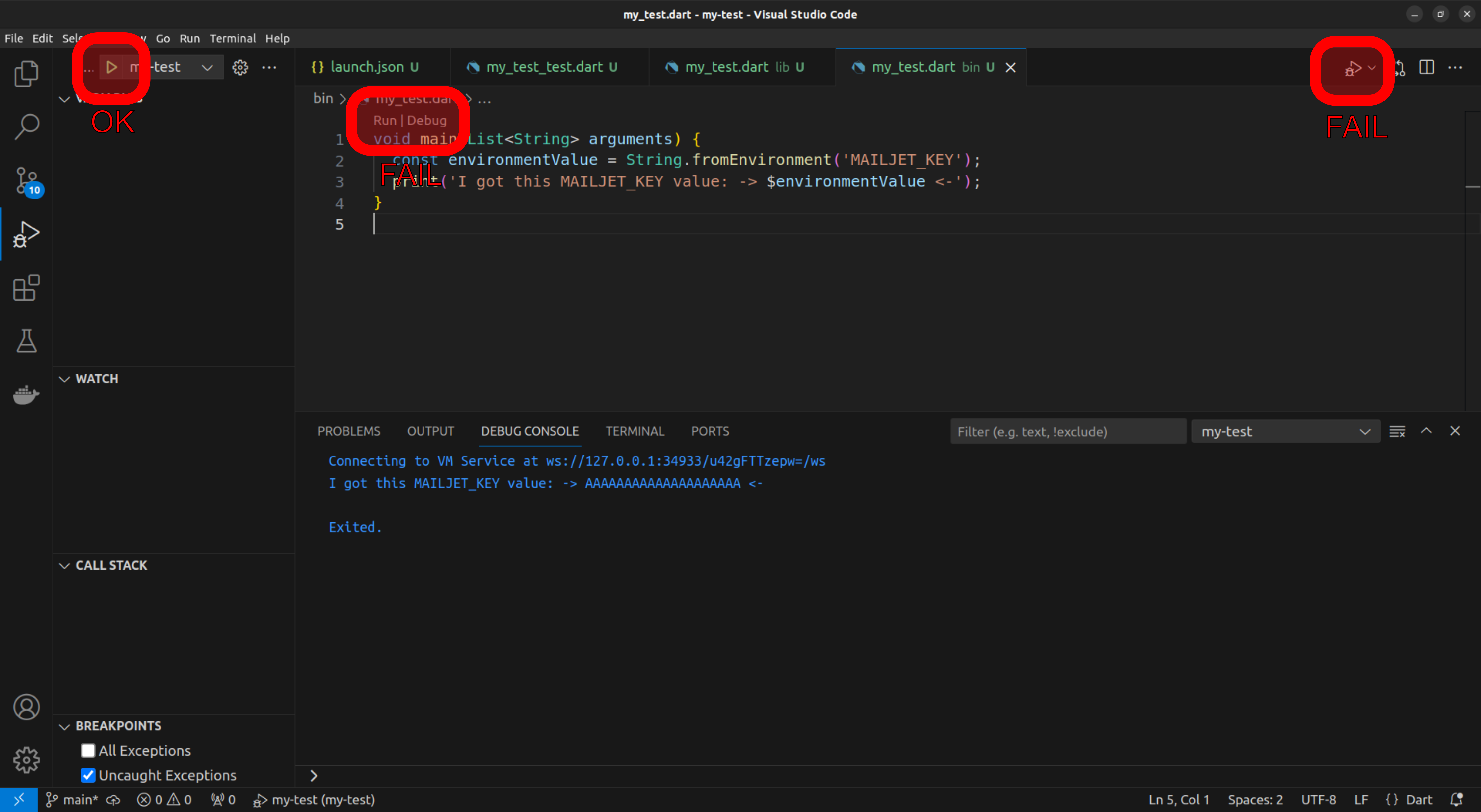 Can't set environment variables using launch.js in Visual Studio Code · Issue #4736 · Dart-Code ...