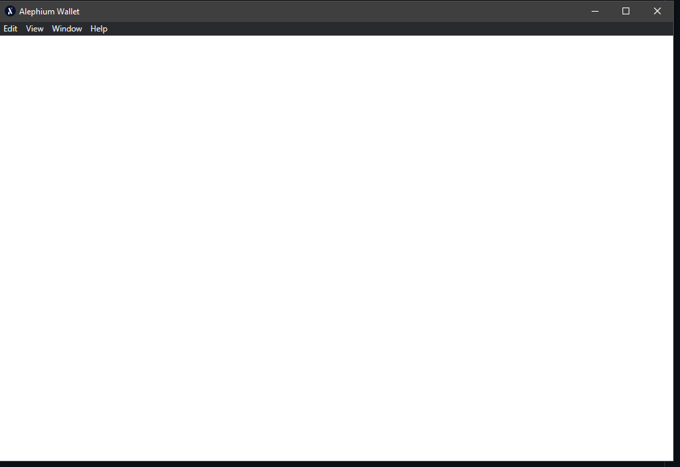 Desktop Wallet Issue · Issue 480 · Alephiumdesktop Wallet · Github 