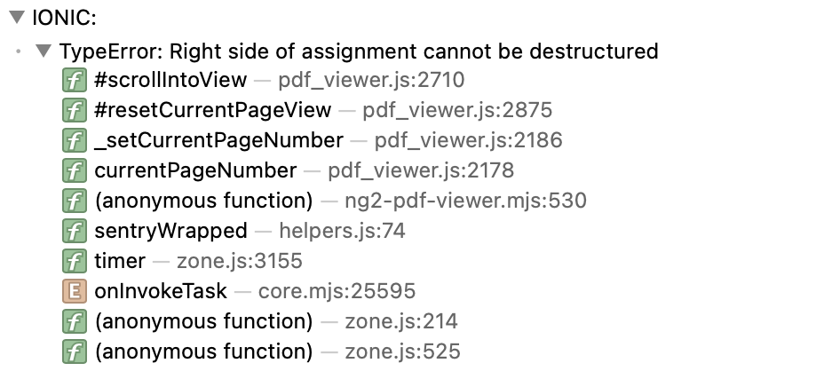 Right side of assignment cannot be destructured · Issue #935 · VadimDez/ng2-pdf-viewer · GitHub