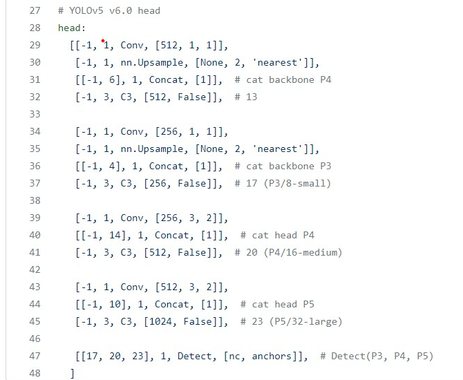请问yaml文件中有关head的网络结构 · Issue #143 · Bobo-y/flexible-yolov5 · GitHub