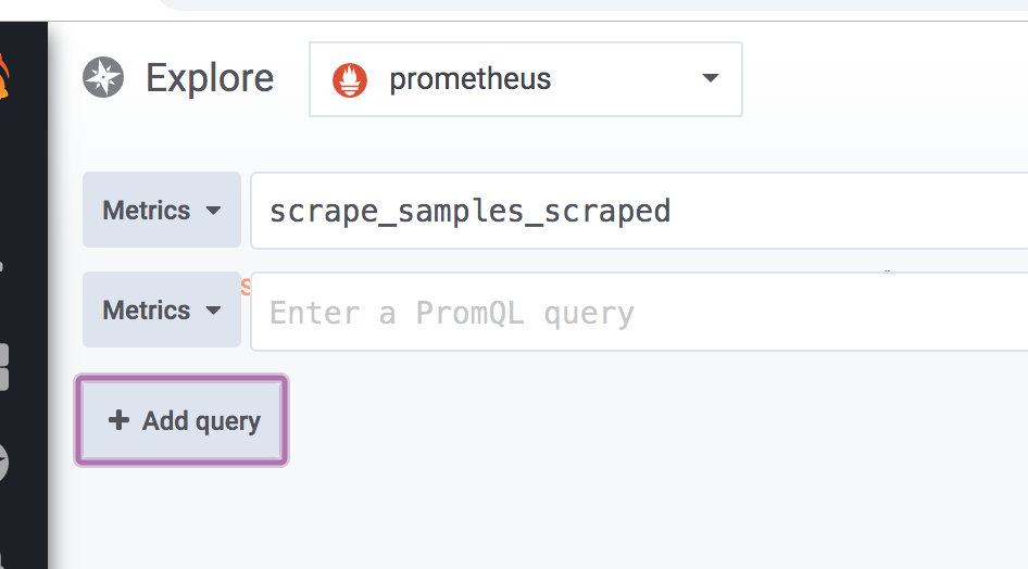 Prometheus: query hints are hidden in Explore with multiple rows ...