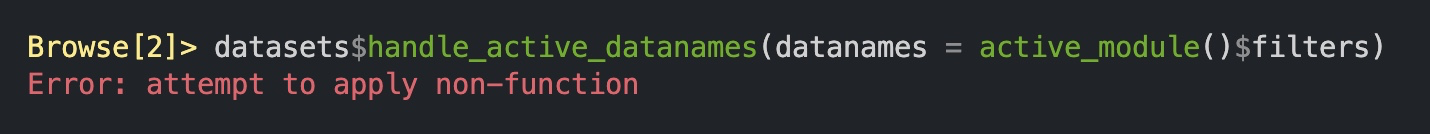Issue With `handle Active Datanames` When Loading Teal Slice From `filter Panel Refactor Main