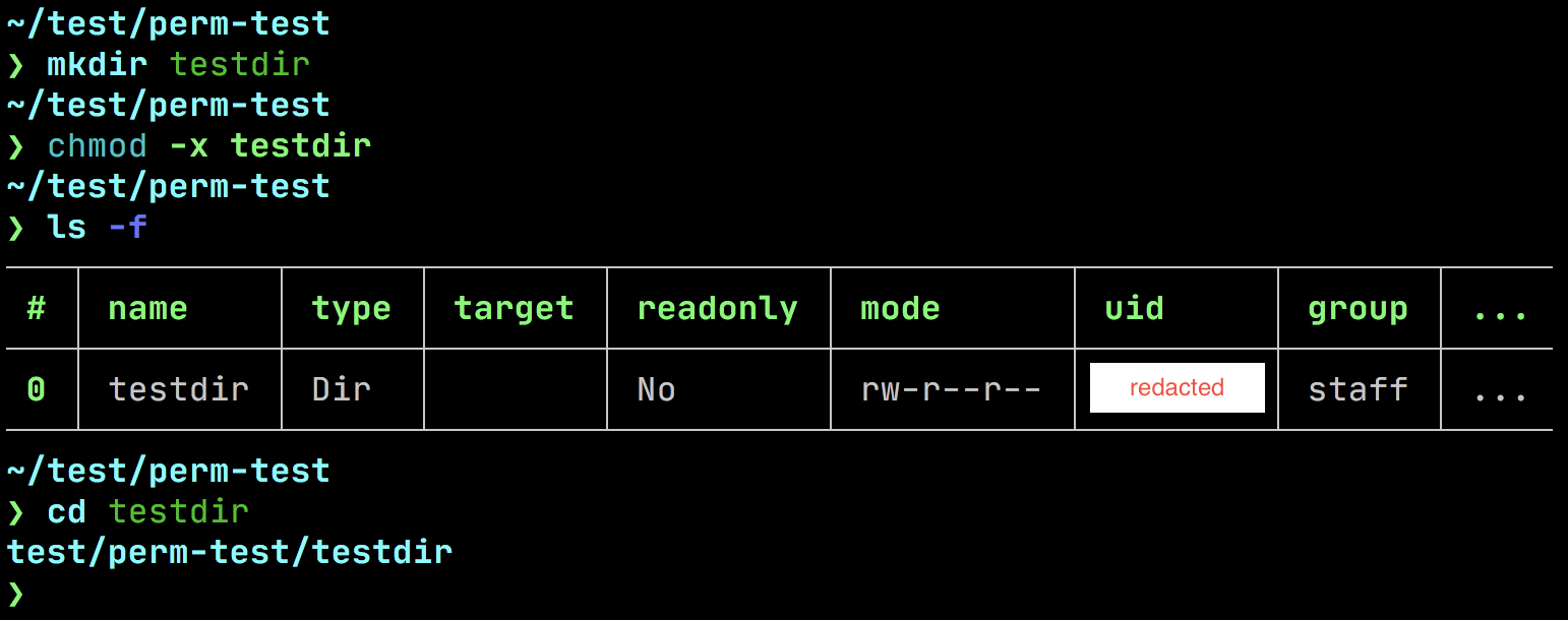 `cd` doesn't check the permission of the destination directory · Issue #1428 · nushell/nushell ...