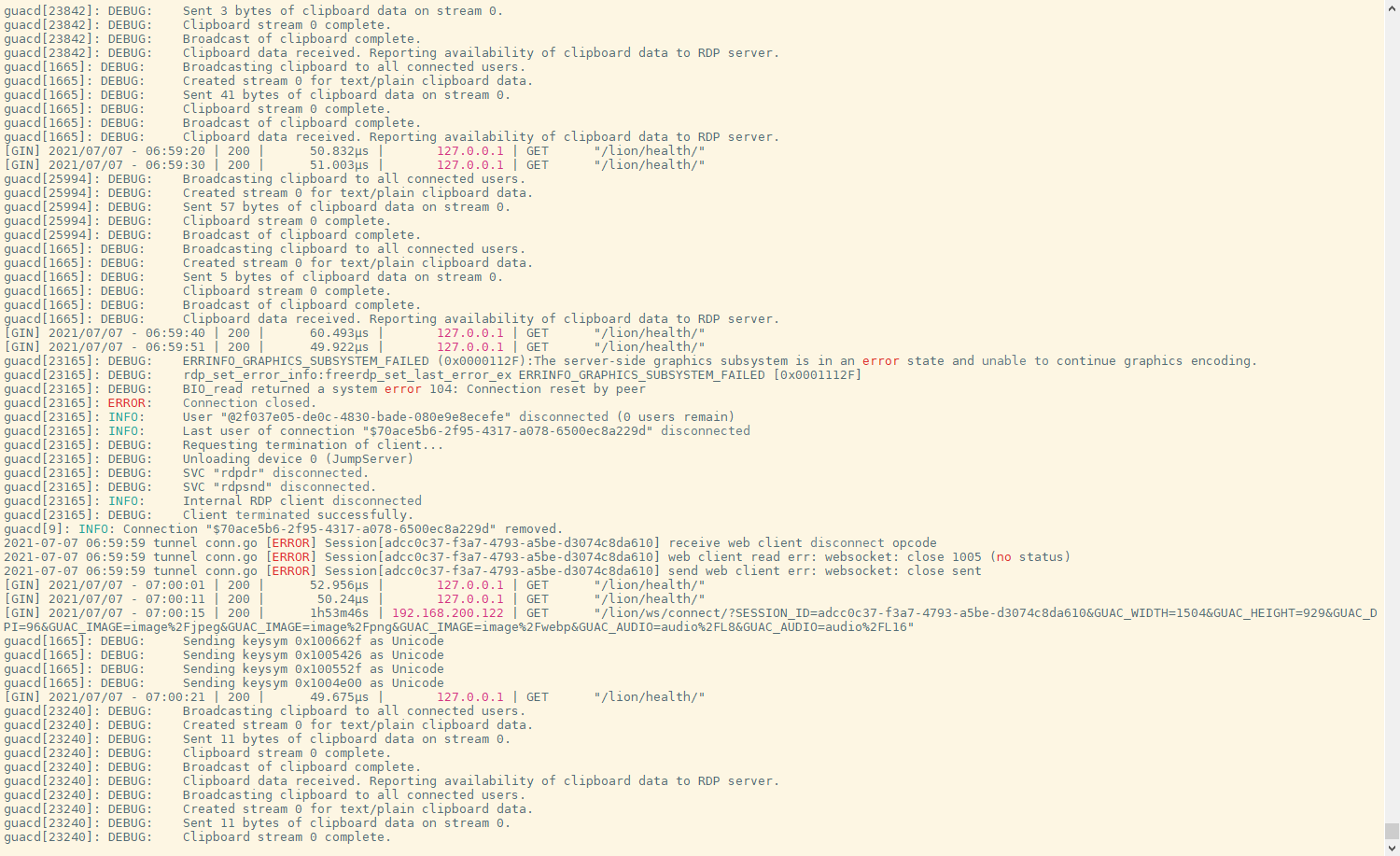 [Bug] web终端经常断掉 · Issue #6391 · jumpserver/jumpserver · GitHub