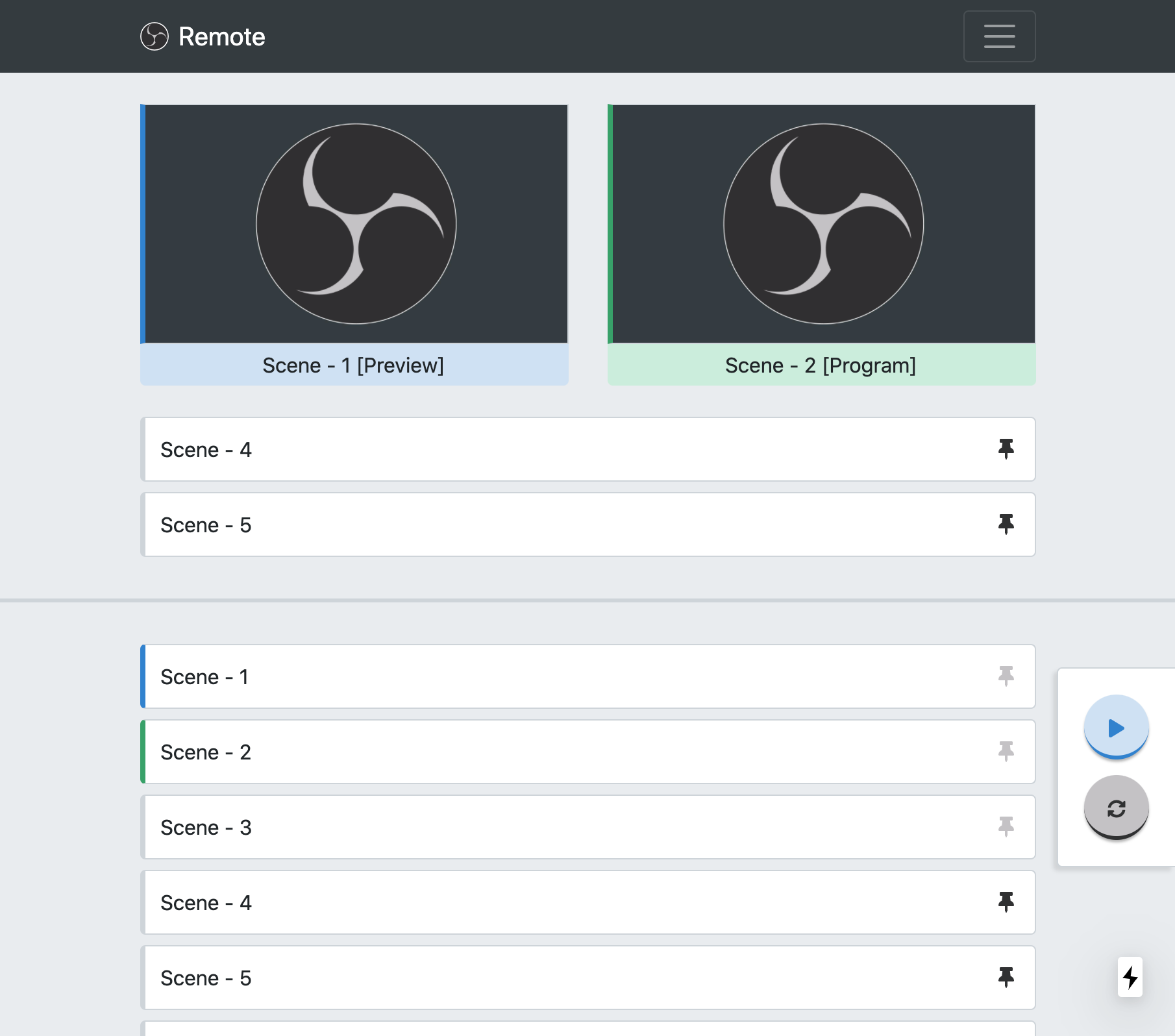 GitHub - PhilRowe/obs-remote