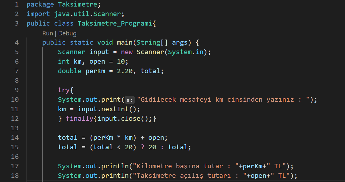 GitHub - ilhandarici/Taksimetre_Programi: Taksimetre ücretini hesaplayan program