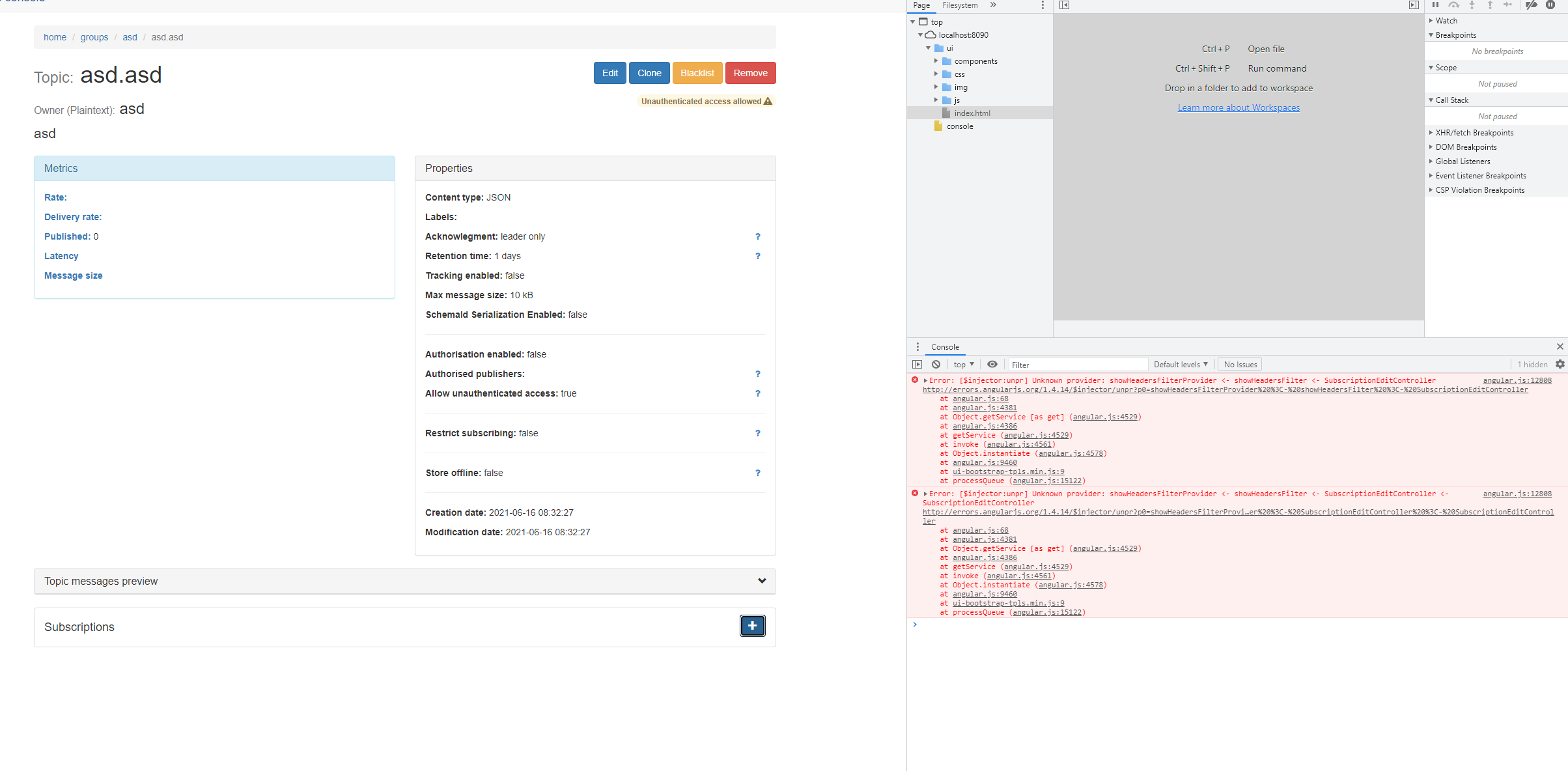 Creating subscription error · Issue #1348 · allegro/hermes · GitHub