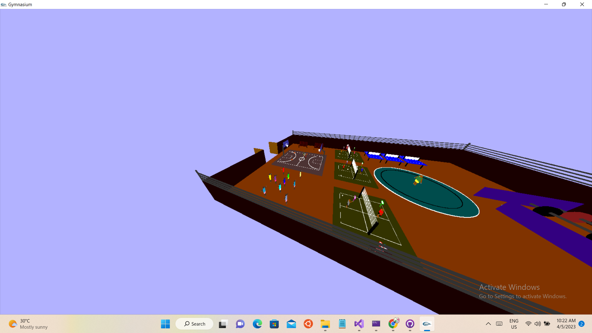 GitHub - kasuni-d/3D-model-for-Gymnasium: Computer Graphics Mini Project