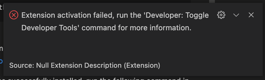 Null Extension Description showing up as the extension name in a few ...