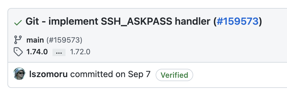 Improve commit information with PR details · Issue #169209 · microsoft/vscode · GitHub