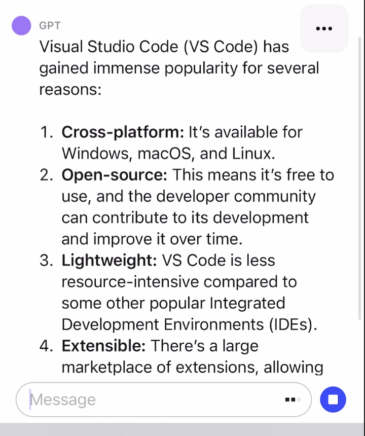 Chat is hard to read while scrolling · Issue #138 · microsoft/vscode-copilot-release · GitHub