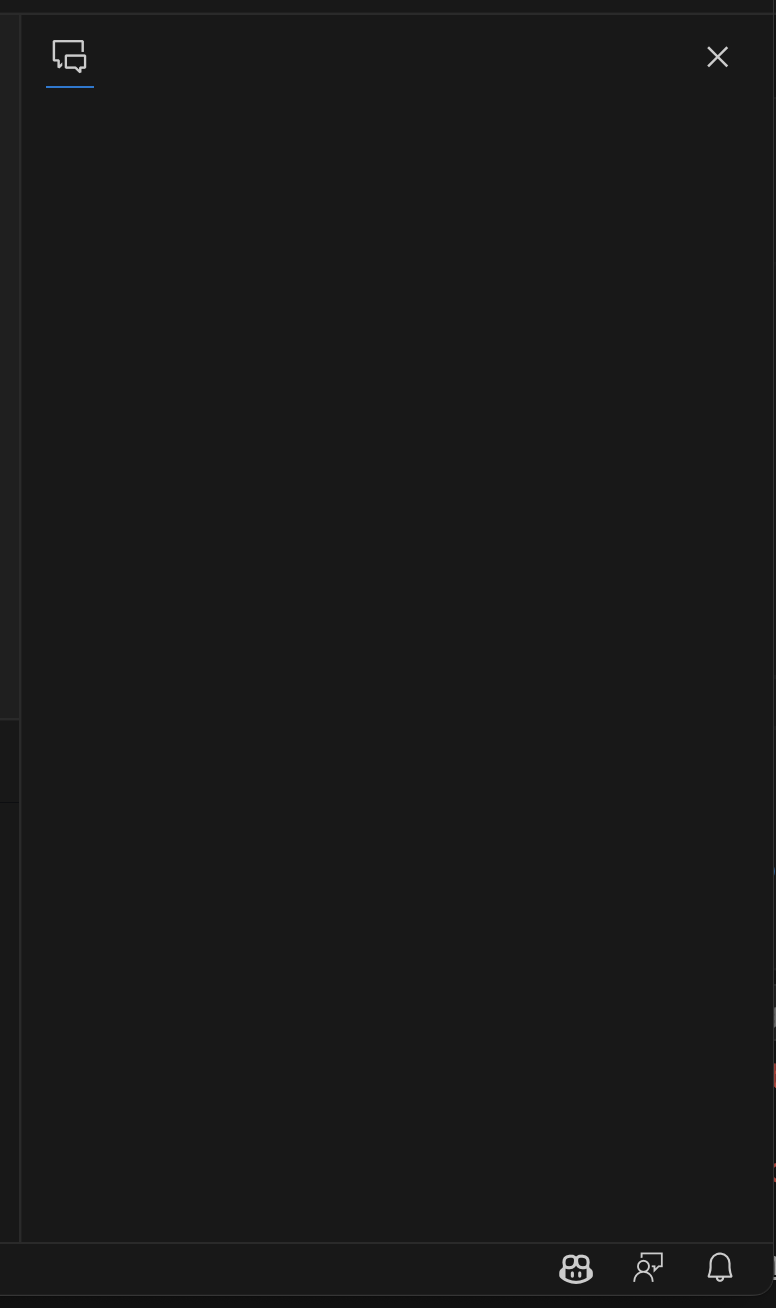 Chat icon appears in sidebar but content remains blank · Issue #188179 · microsoft/vscode · GitHub
