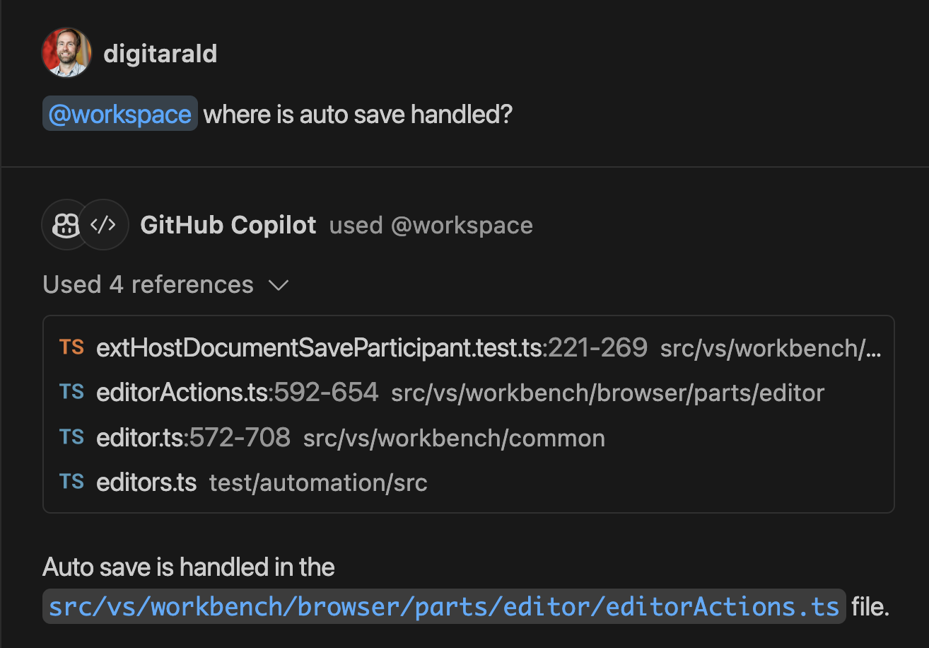 Feature Request: Contextual understanding for entire workspace · Issue #14 · microsoft/vscode ...