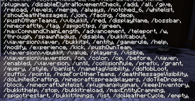 Showing Fake Commands On TabComplete · Issue #368 · ViaVersion ...