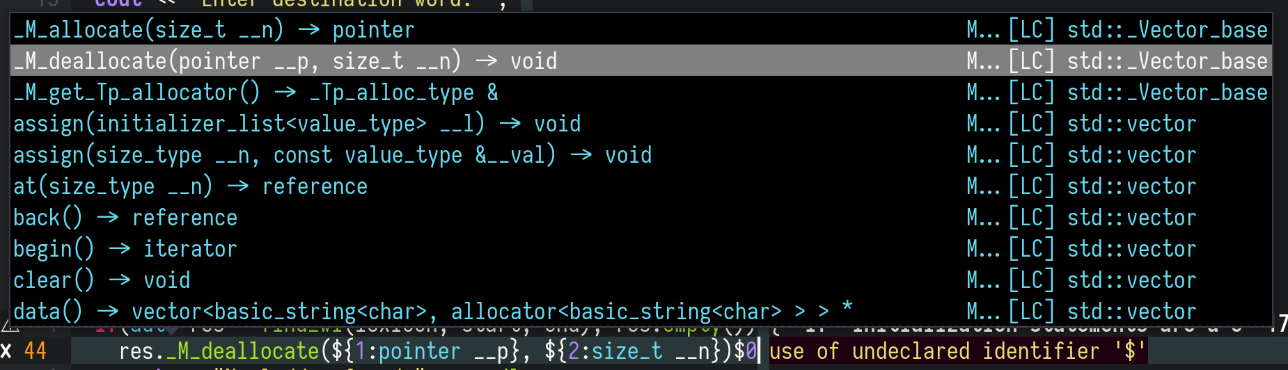 Feature Request: function-signature snippets · Issue #7 · deoplete-plugins/deoplete-lsp · GitHub