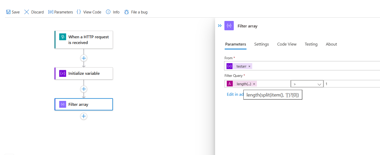 Filter Array Expression works weird on the new designer in Logic Apps · Issue #2539 · Azure ...