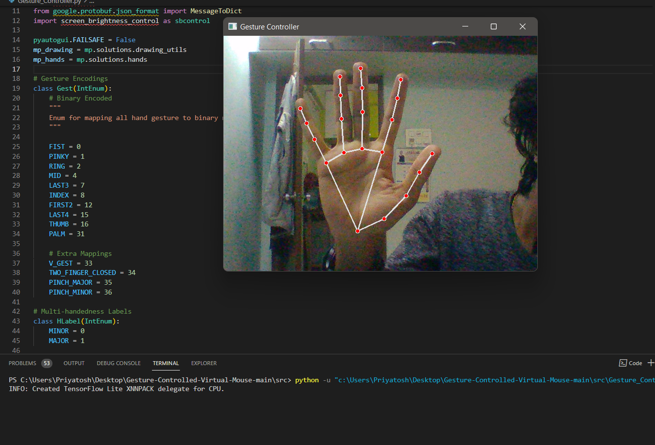 GitHub - PriyatoshKadam/Virtual-Mouse