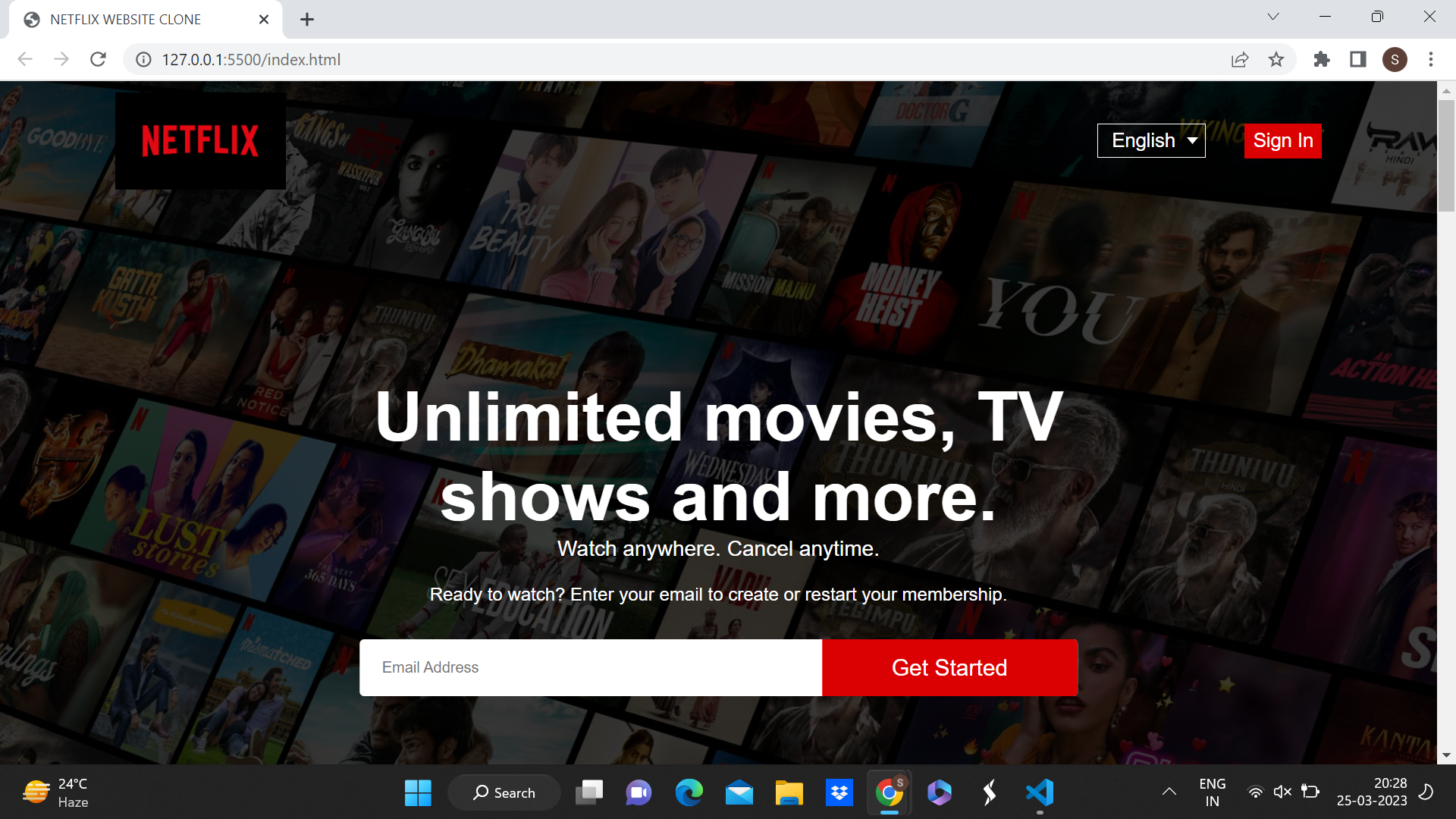 GitHub - SnigdhaSingh04/Netflix-Clone-Frontend: This is the frontend of Netflix Website made by ...
