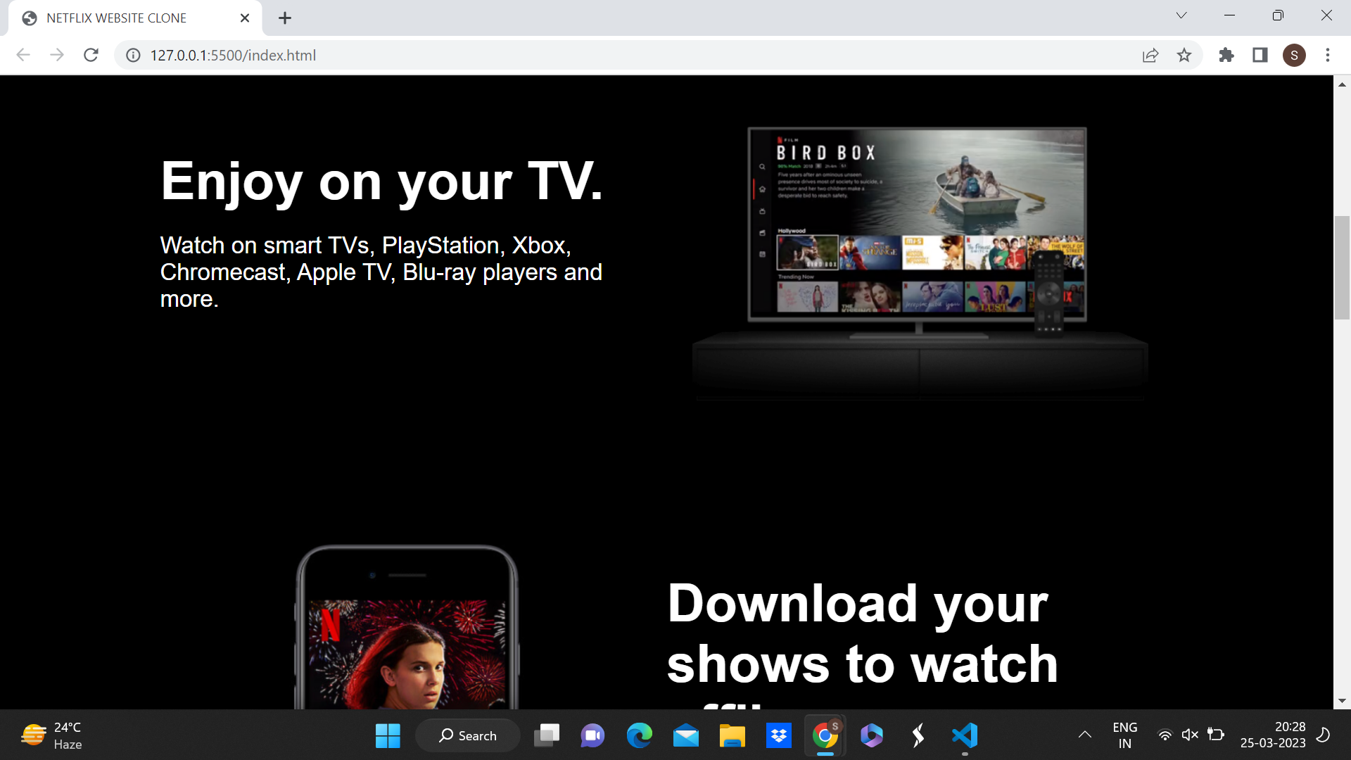GitHub - SnigdhaSingh04/Netflix-Clone-Frontend: This is the frontend of Netflix Website made by ...