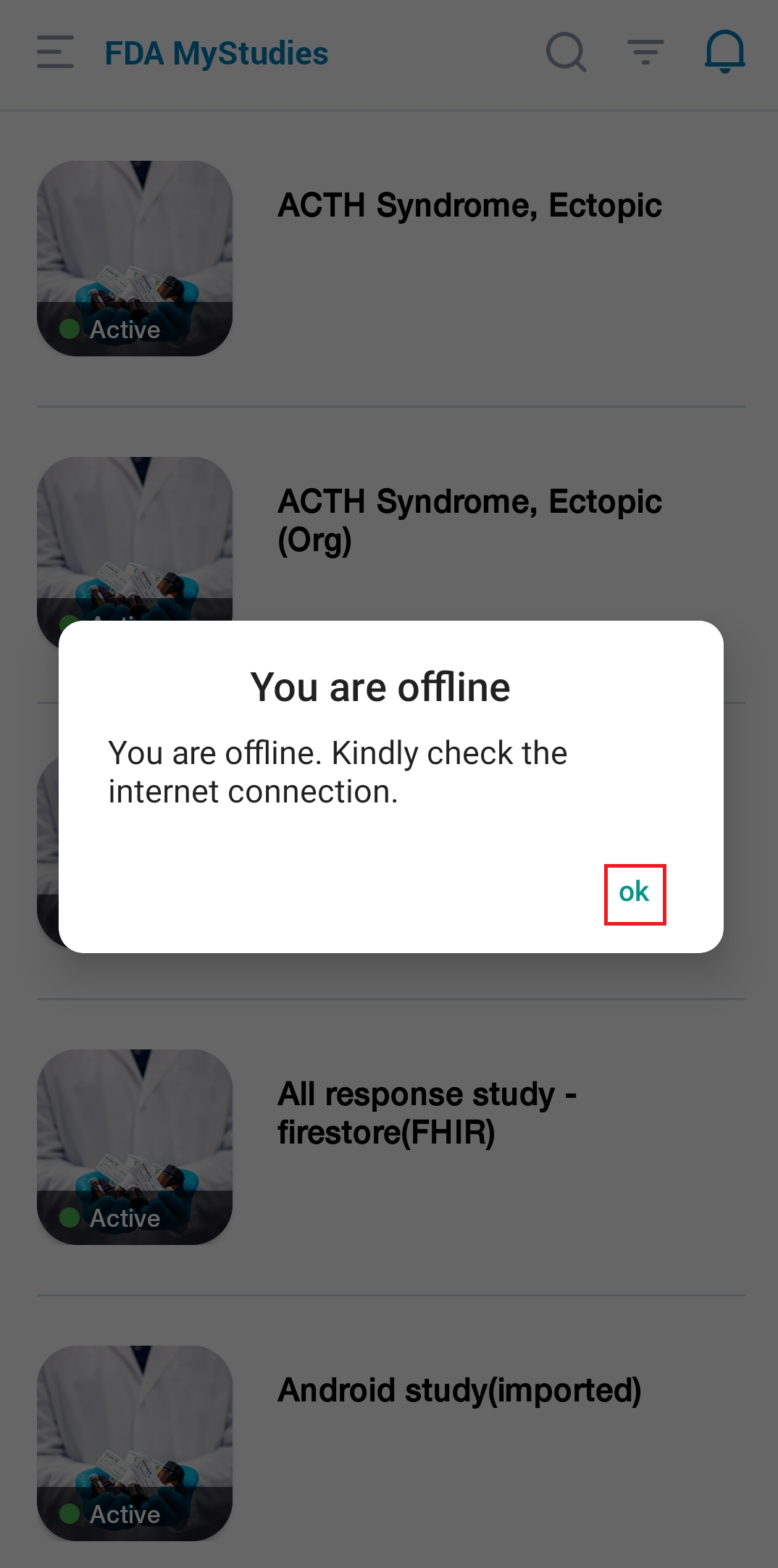[Android] [Offline indicator] UI issue in the offline indicator popup message · Issue #4689 ...