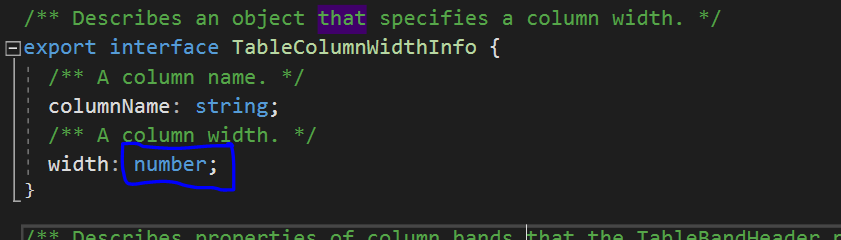String not supported for TableColumnWidthInfo.Width · Issue #2368 · DevExpress/devextreme ...