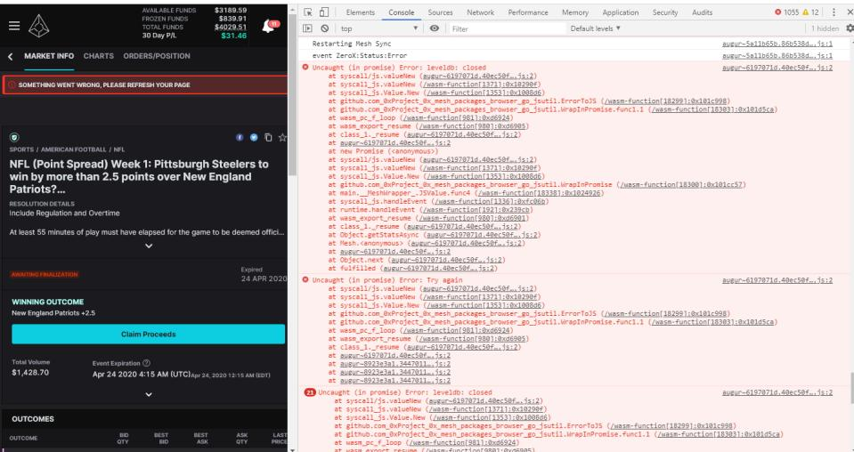 Handle IDB Error (from Dexie) - The database connection is closing · Issue #7405 · AugurProject ...