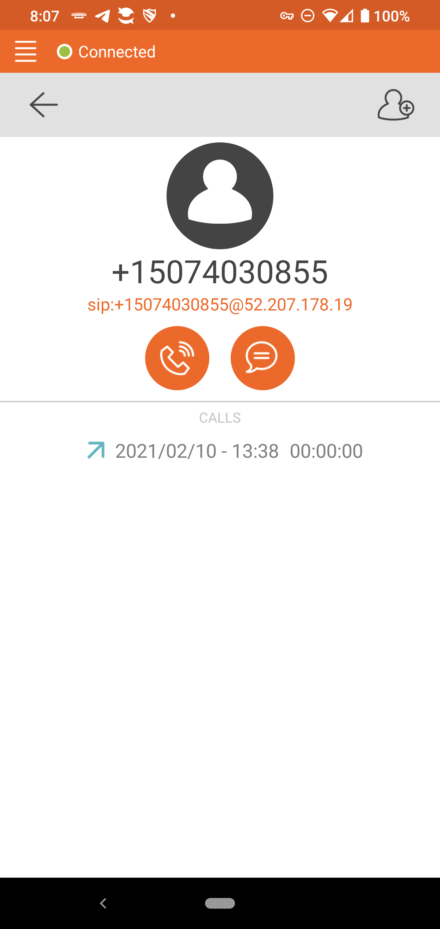 Call time and duration does not display for inbound calls in call log ...