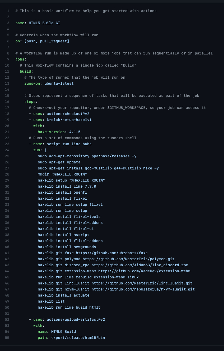 trying to compile html5 · Issue #1928 · luckydog7/Funkin-android · GitHub