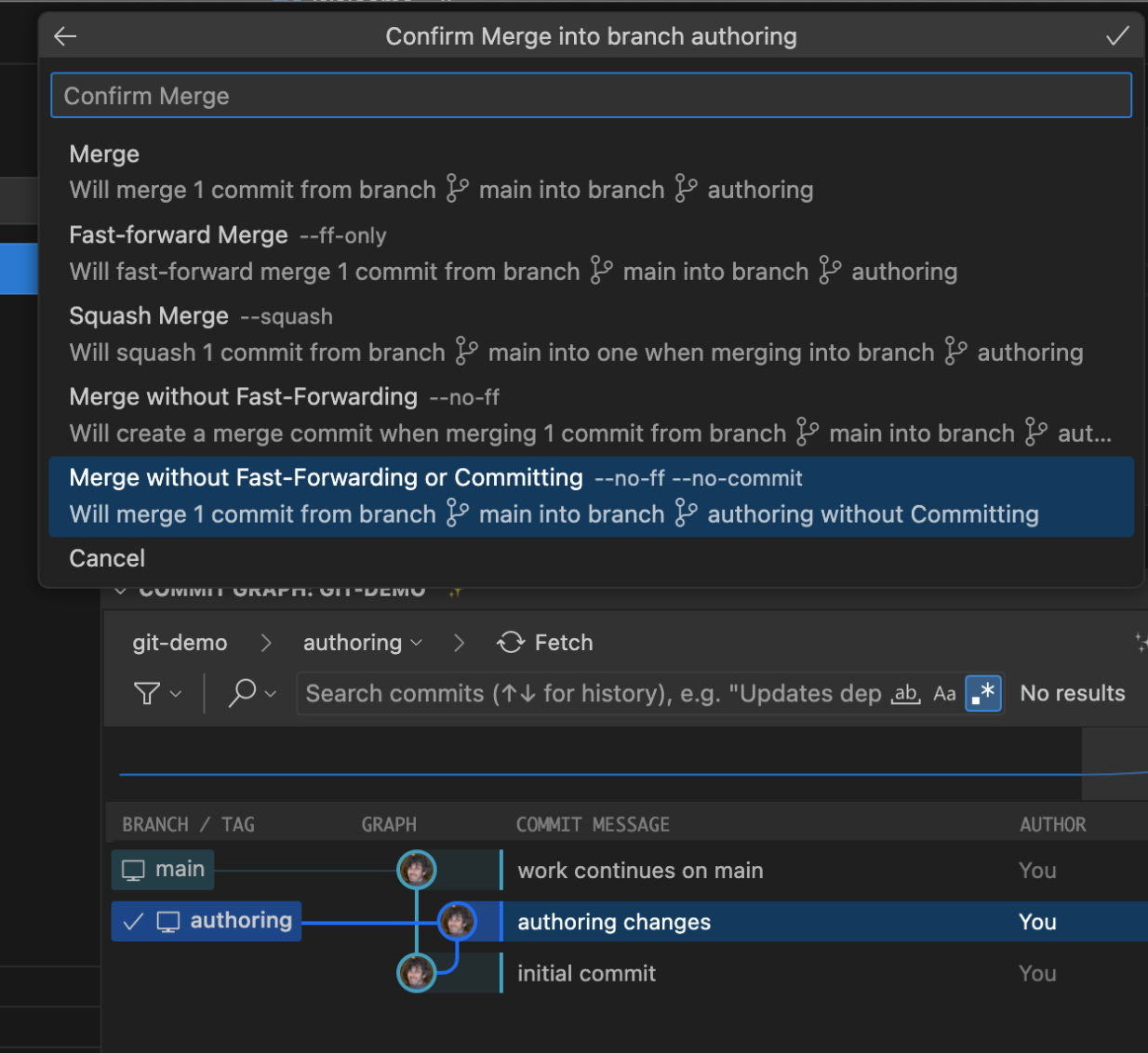 Commit Graph Should Show In Progress Merge · Issue 2984 · Gitkraken Vscode Gitlens · Github