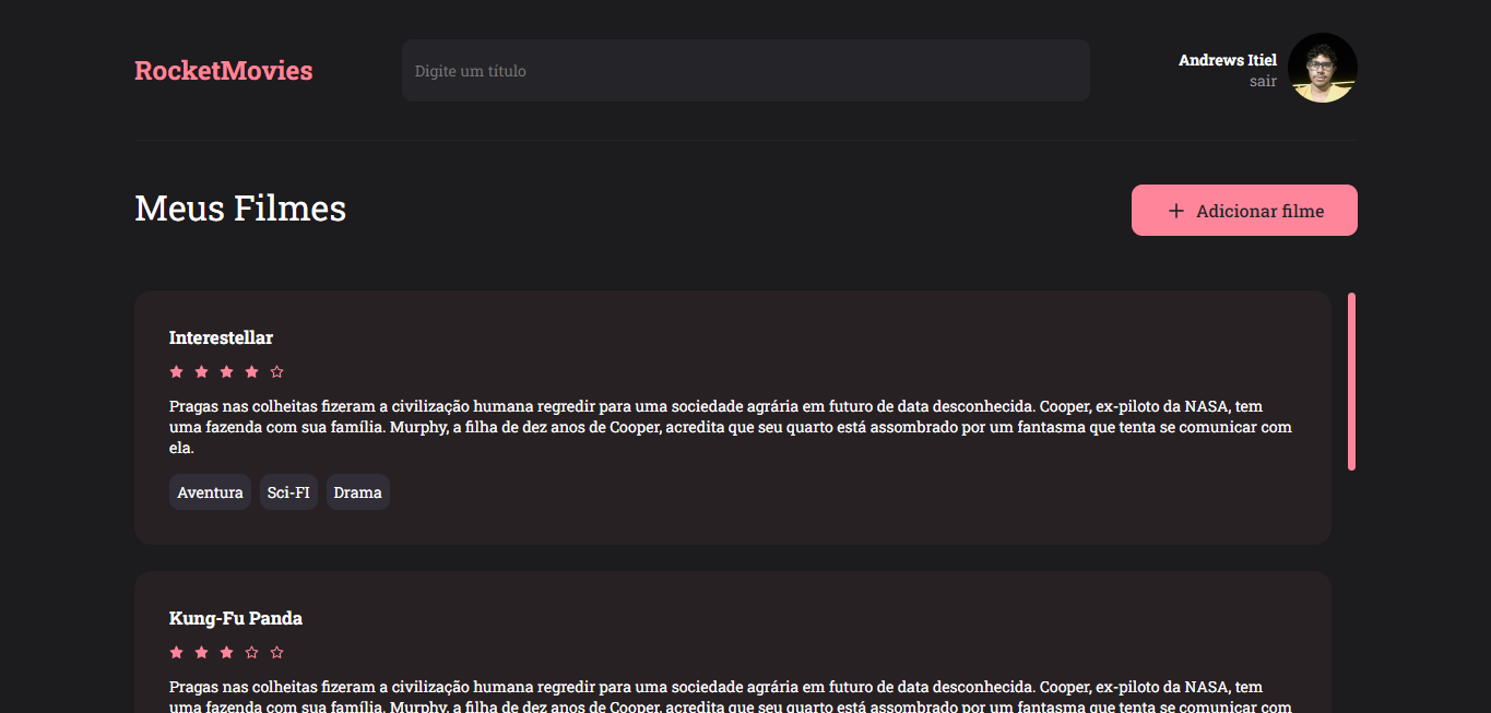 GitHub - andrewsitiel/rocket-movies-front: Front-End for the RockeatMovies, an application for ...