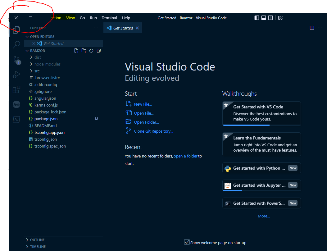 FILE & EDIT menu are hidden by the close buttons · Issue #160067 ...