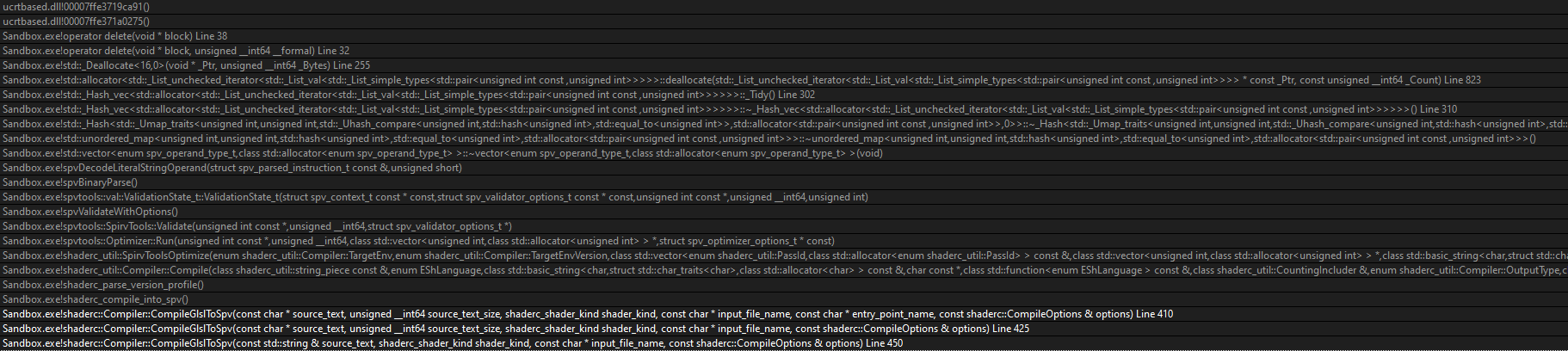 CompileGlslToSpv() fails · Issue #2893 · KhronosGroup/glslang · GitHub