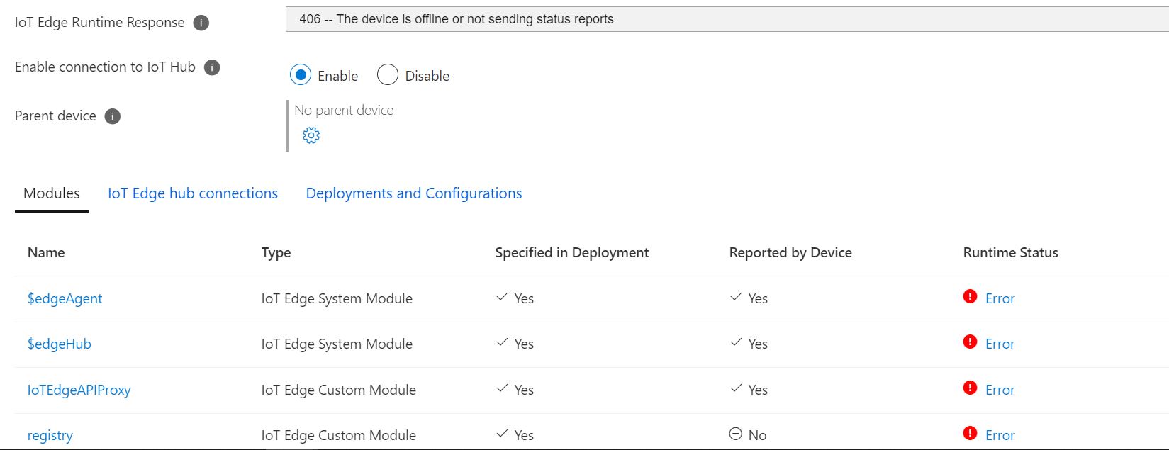 Iot edge device couldn't download modules from ACR · Issue #6175 · Azure/iotedge · GitHub