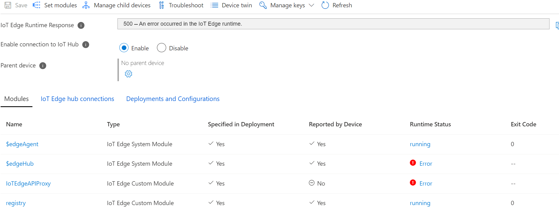 Iot edge device couldn't download modules from ACR · Issue #6175 · Azure/iotedge · GitHub