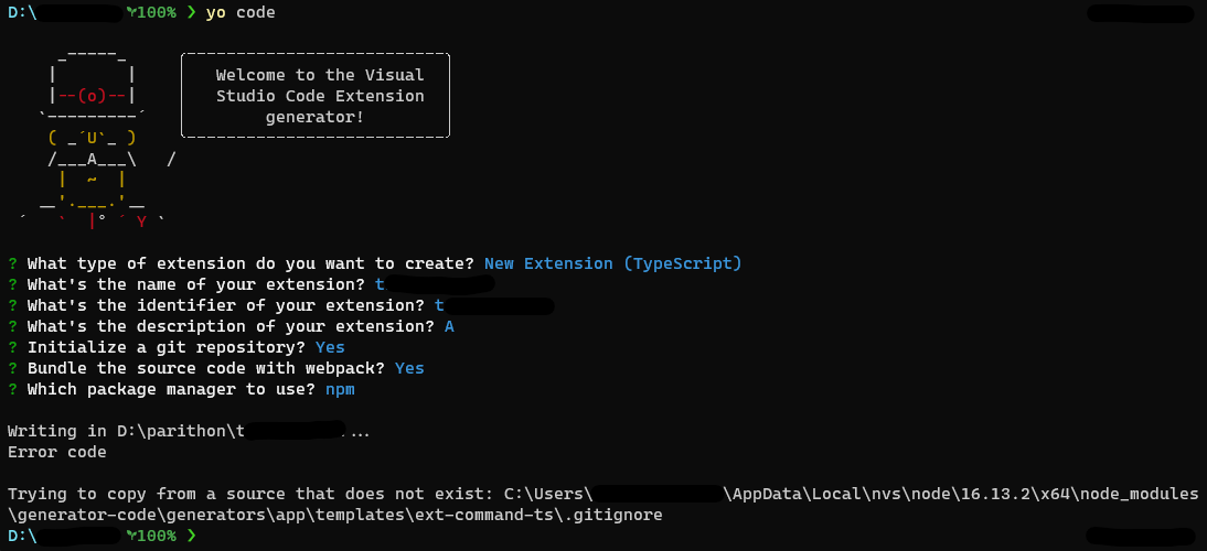 Missing files in the YO template? · Issue #363 · microsoft/vscode-generator-code · GitHub