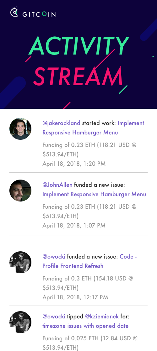 design - gitcoin.co/activity · Issue #804 · gitcoinco/web · GitHub
