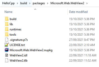 Missing WebView2.h on new adxe project like: adxe new -p hellocpp.adxe ...