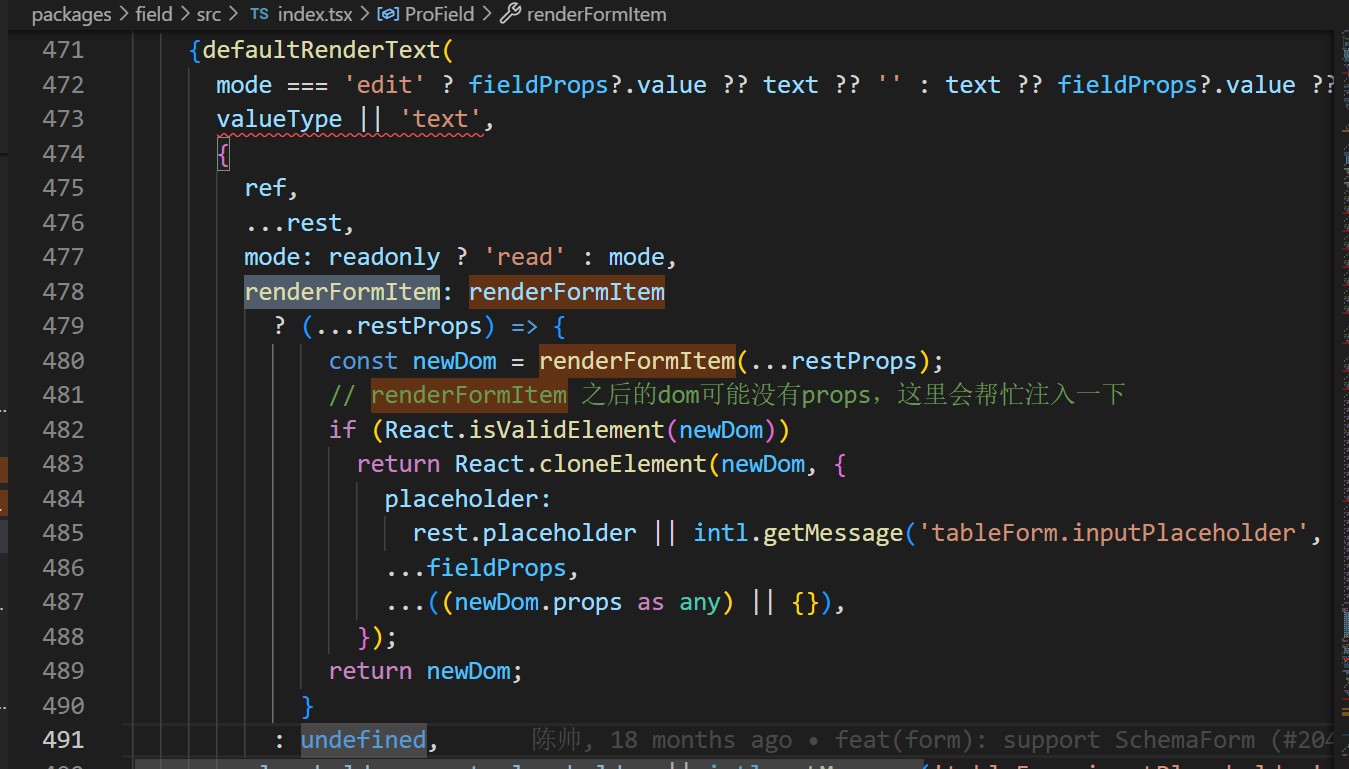 🐛 Bug Renderformitem注入了placeholder属性 · Issue 6110 · Ant Designpro Components · Github