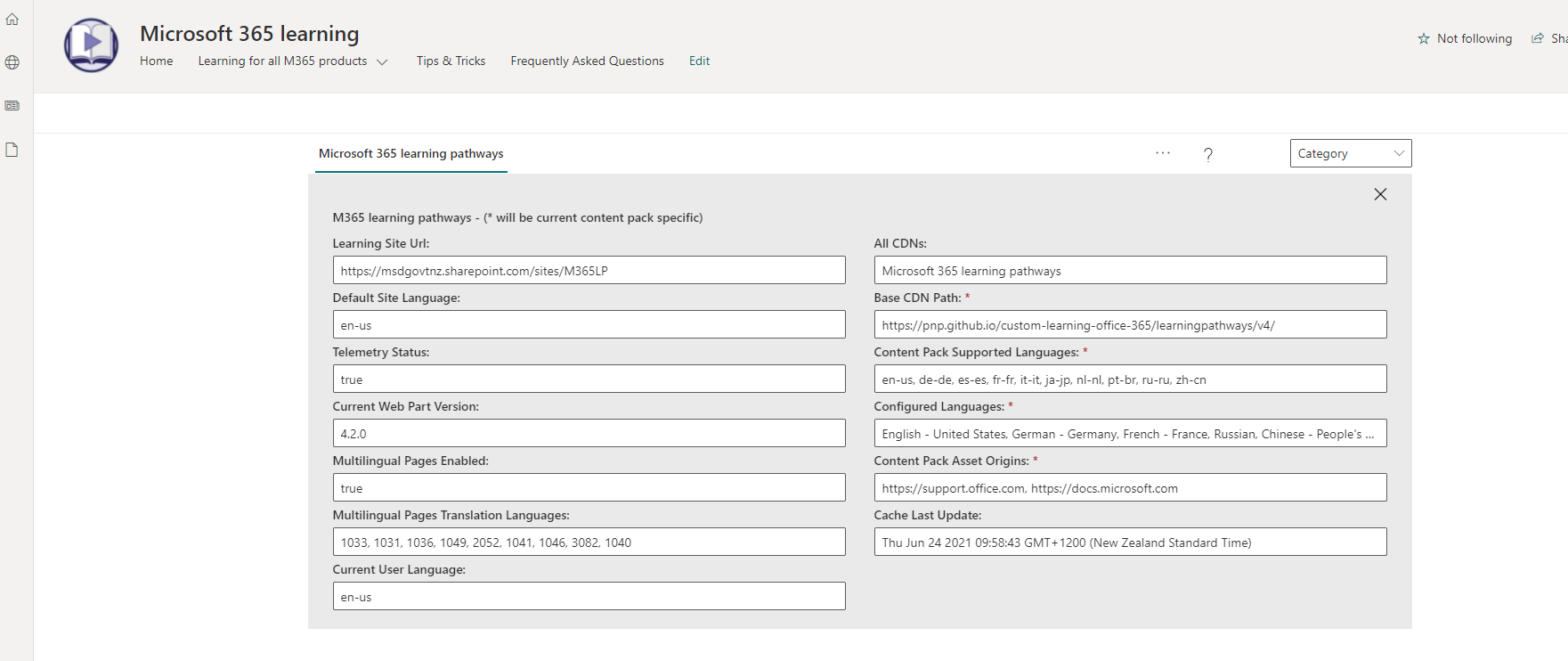 Not able to hide and show category on LMS admin page as site owner · Issue #544 · pnp/custom ...