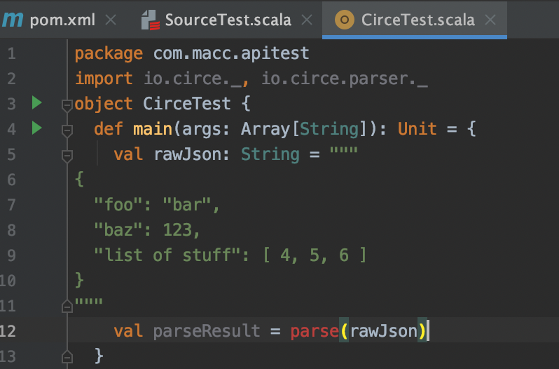 How to use circe in idea with maven pom.xml? · Issue #1802 · circe ...